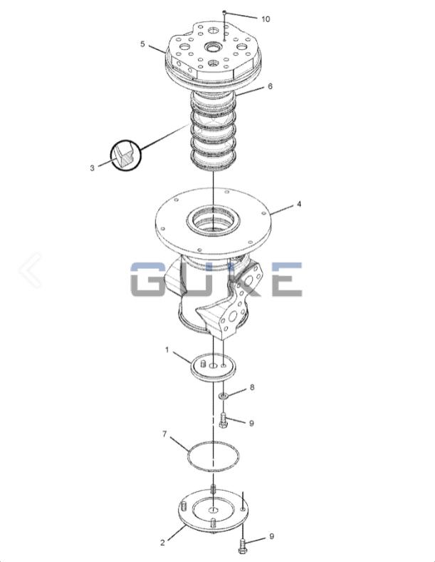 Excavator 320B 320C 320D Center Joint Seal Kit 159-7782 234-4440 Swivel ...